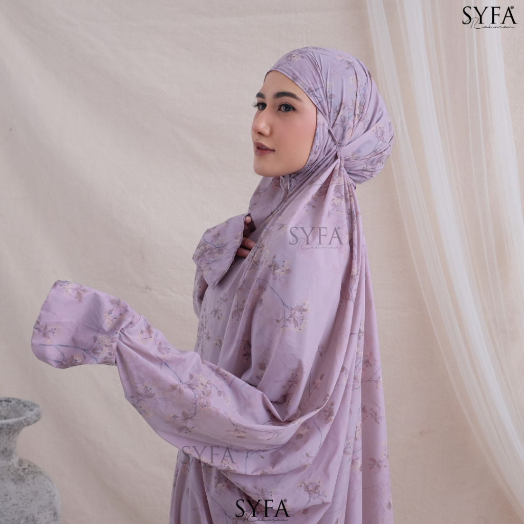 Jual Syfa Rahman - Mukena Mini Traveling Terusan Motif Parasut Korea ...