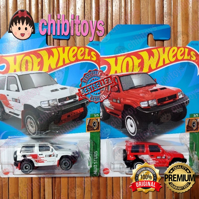 Jual HOTWHEELS MITSUBISHI PAJERO EVOLUTION 2023 MERAH PUTIH - JEEP ...