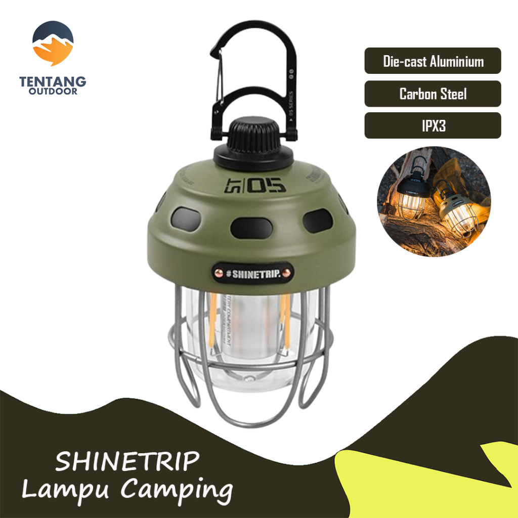 Jual SHINETRIP Lampu Gantung Camping Retro Chandelier Style Lantern ...