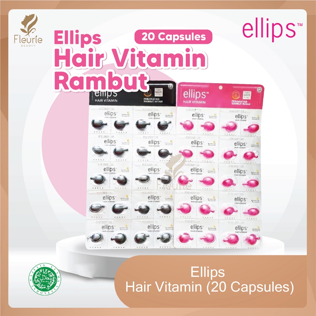 Jual ELLIPS Hair Vitamin Rambut (20 Capsules) | Shopee Indonesia
