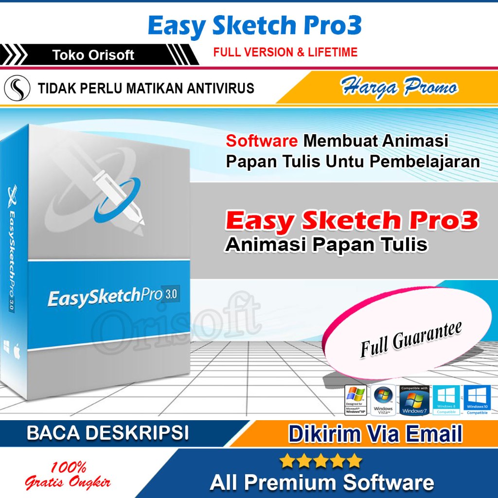 Jual Easy Sketch Pro 3 Membuat Animasi Papan Tulis Lifetime | Shopee ...