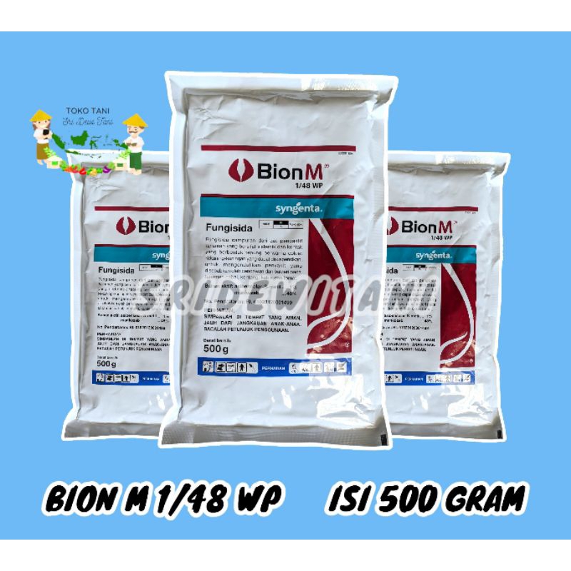 Jual BION M 1/48 WP ISI 500 GRAM ORIGINAL FUNGISIDA Pencegah Anti Hama Semua Tanaman | Shopee ...