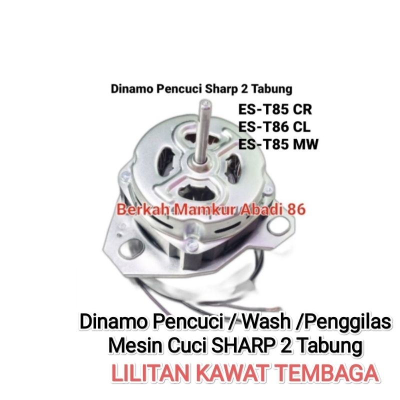 Jual Dinamo Mesin Cuci Sharp ES-T85CR ES-T86CL ES-T85MW Motor Dinamo ...