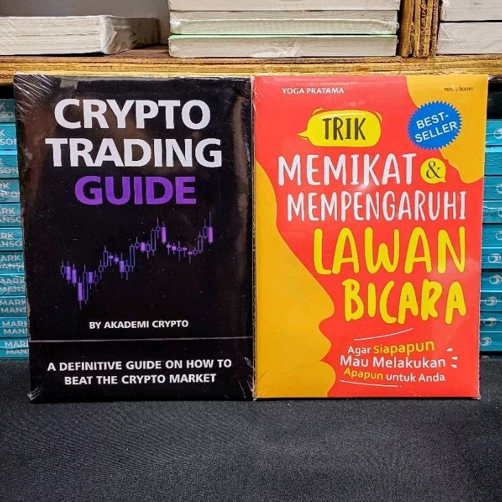 Jual paket 2 buku crypto trading guide trik memikat dan memengaruhi lawan bicara | Shopee Indonesia