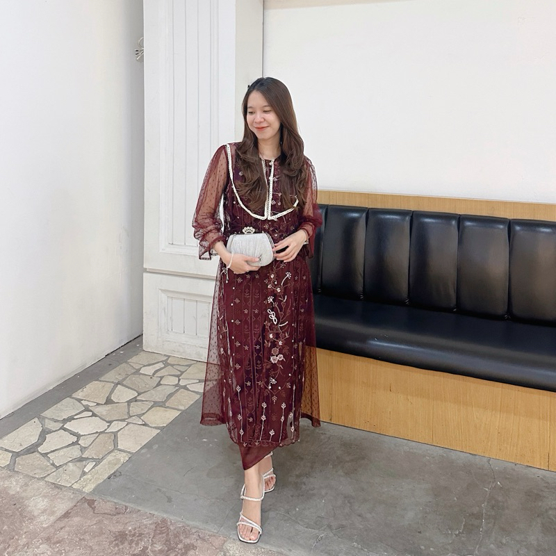 Jual (NEW) MECCA DRESS KONDANGAN WISUDA FORMAL LEBARAN | Shopee Indonesia