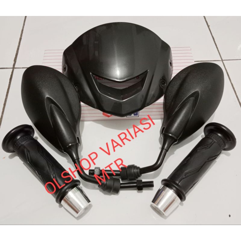 Jual PAKET COMBO 4IN1 SPION X1 125Z+GRIP YAMAHA PLUS JALU CHRUM+VISOR ...