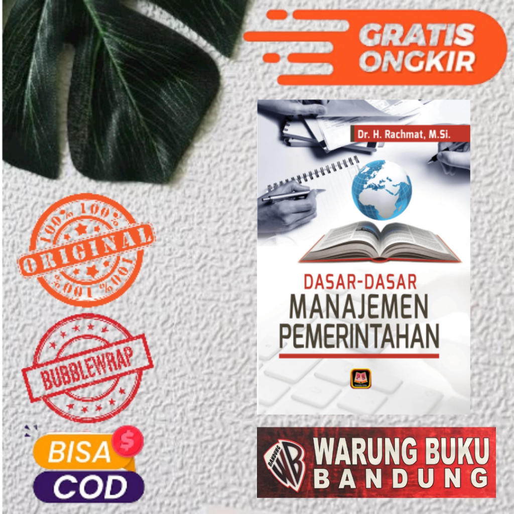 Jual Buku Dasar Dasar Manajemen Pemerintahan Dr H Rachmat Msi Shopee Indonesia 