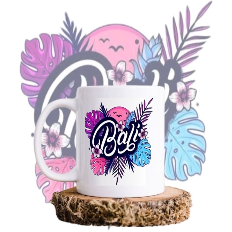 Jual MUG CUSTOM OLEH OLEH BALI | GELAS CUSTOM POTO | CANGKIR LOGO ...