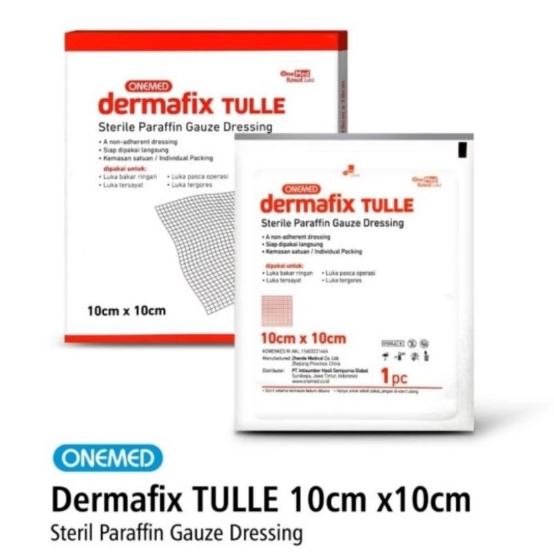 Jual Kasa Steril Dermafix Tulle 10x10cm OneMed / Sufratule Steril Box ...