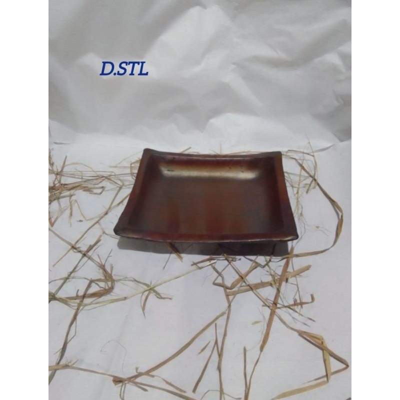 Jual Piring Kotak Saji Buah tanah liat gerabah | Shopee Indonesia
