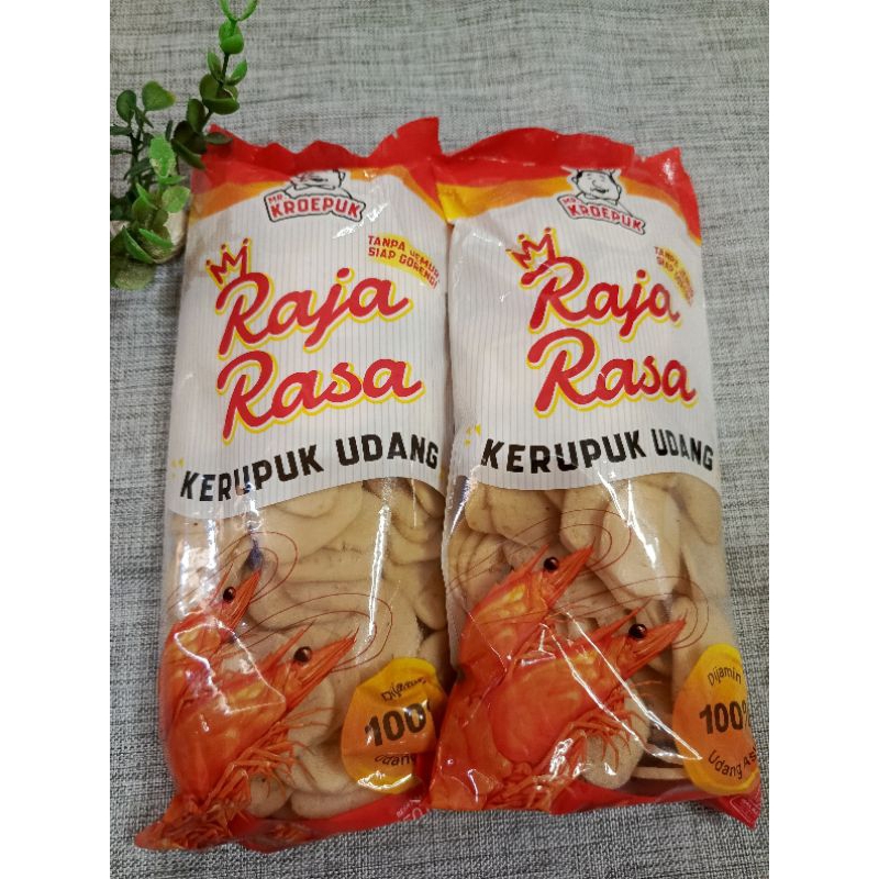 Jual Kerupuk udang raja rasa 250gr 100% Udang asli | Shopee Indonesia