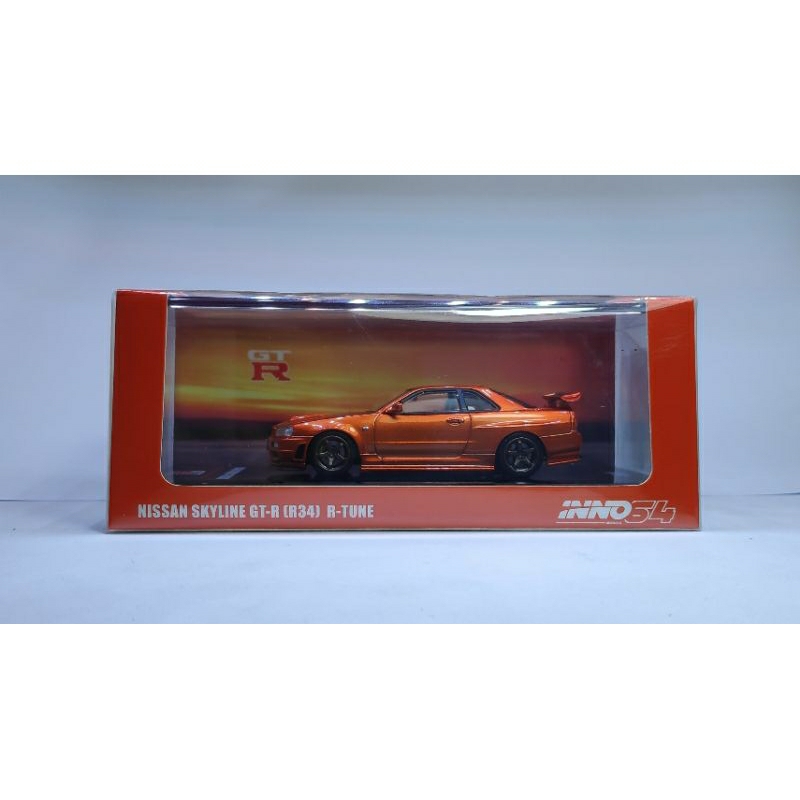 Jual Nissan Skyline GTR R34 R Tune Orange Unsealed | Shopee Indonesia