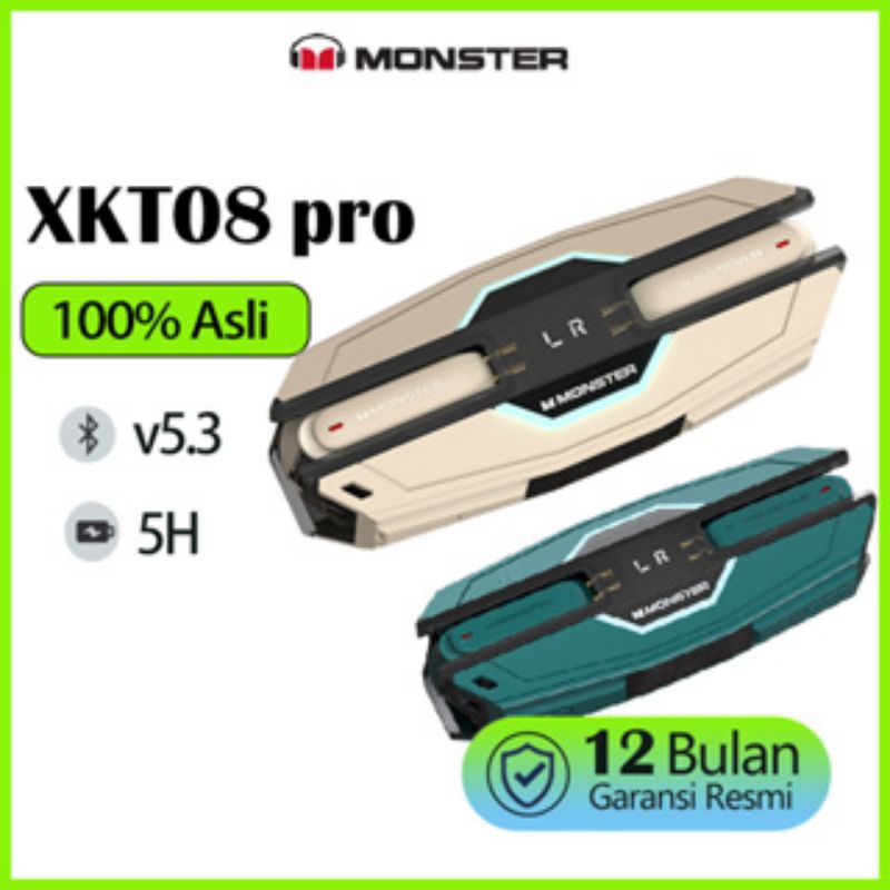 Jual HEADSET MONSTER XKT08 Pro - HEADSET Kualitas 100% Premium ...