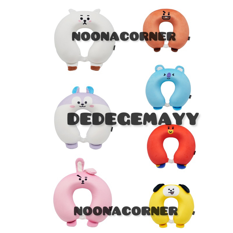 Jual Miniso x BT21 🆕 Bantal Leher BT21 BTS Chimmy Tata Cooky RJ Mang ...