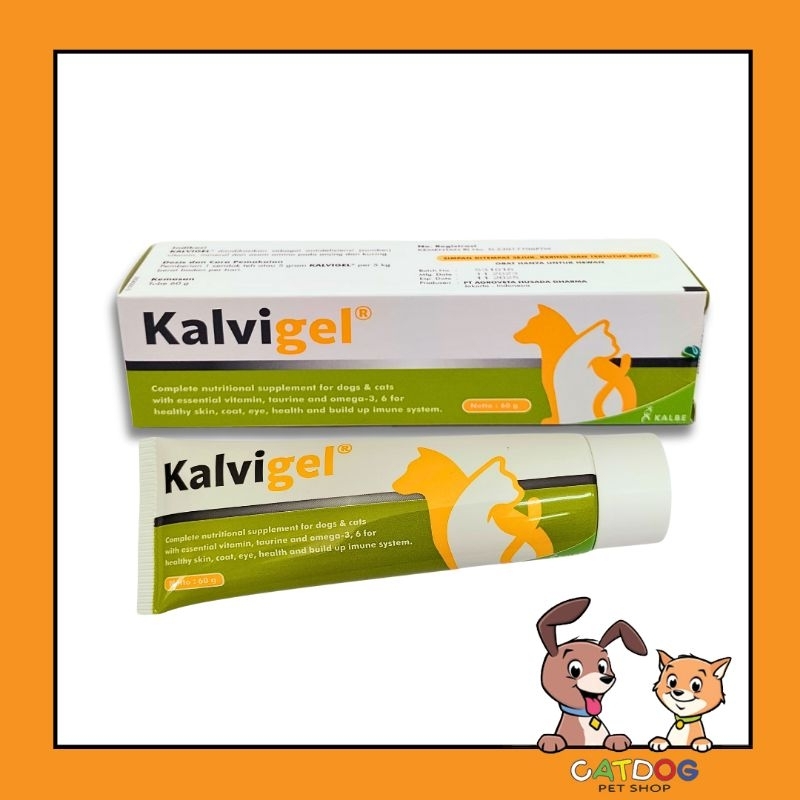 Jual Kalvigel 60gr - Multivitamin Anjing & Kucing | Shopee Indonesia