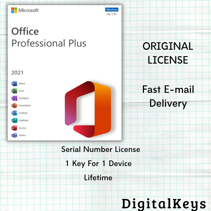 Jual Office 2021 Pro Plus SN original Key | Shopee Indonesia