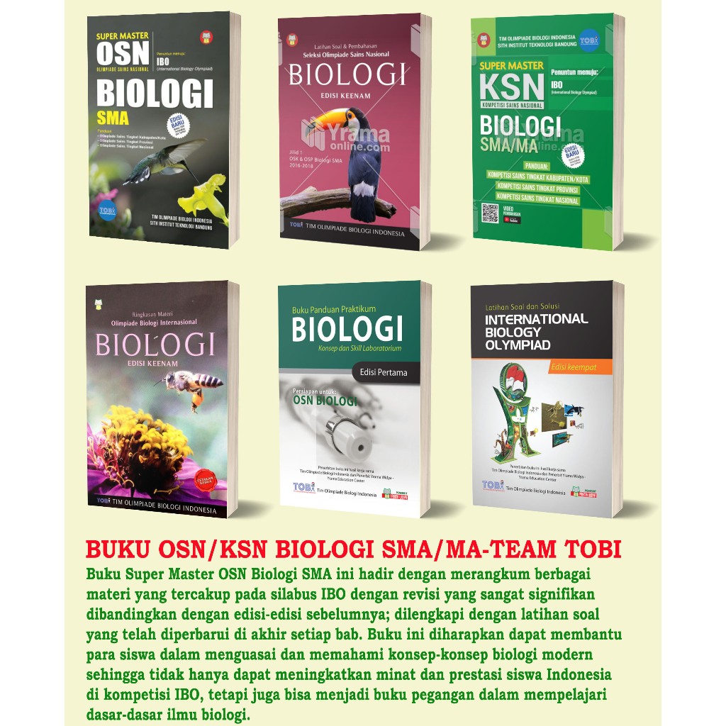 Jual Buku OSN/KSN/Olimpiade Biologi SMA/MA | Shopee Indonesia