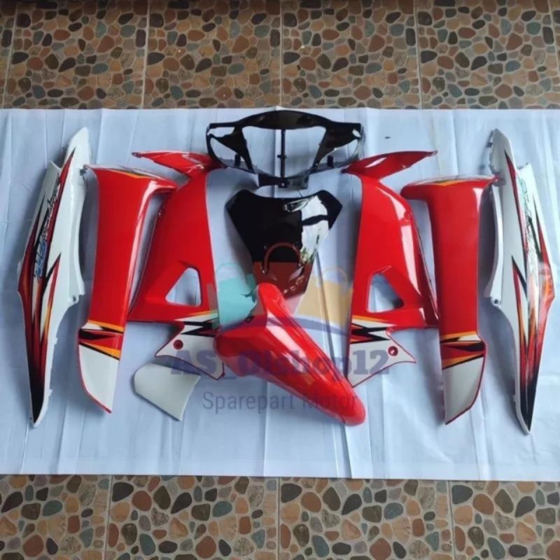 Jual Cover full body halus Honda supra fit new fit x fit 110cc warna ...