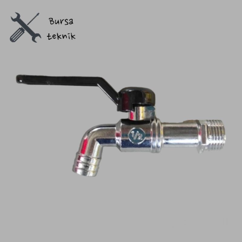 Jual (COD) Kran air 1/2" siyota / keran air besi 1/2 inch putaran ...