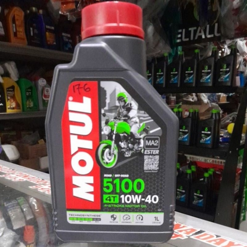 Jual OLI MOTUL 5100 4T 10W-40 1Liter | Shopee Indonesia