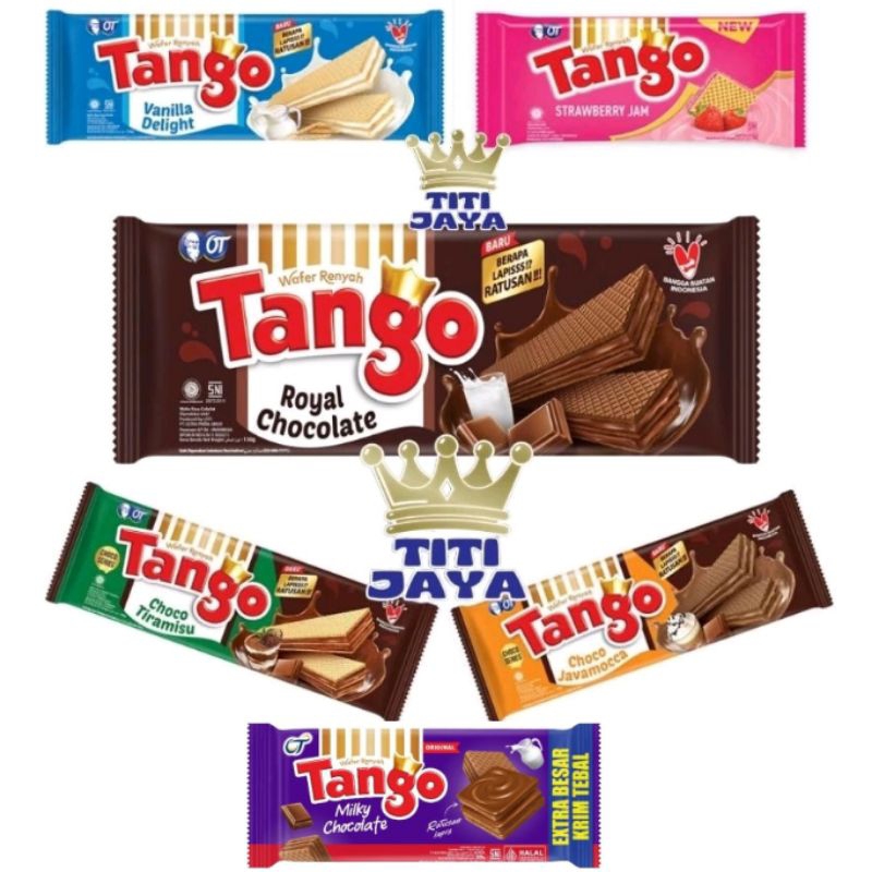 Jual TANGO WAFER BESAR 120GR VANILA COKLAT CHOCO JAVAMOCA TIRAMISU ...