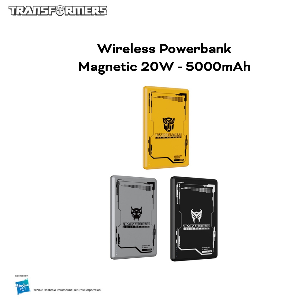 Jual Transformers Powerbank Wireless Magnetic Magsafe Fast Charging 20W ...