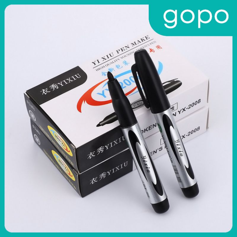 Jual GOPO - Spidol Permanent Spidol Besar Hitam Kualitas Oke Permanen ...