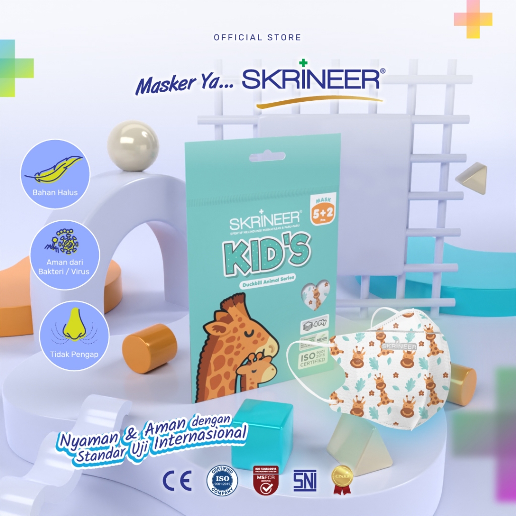 Jual SKRINEER DUCKBILL KIDS ANIMAL SERIES 5+2'S | Shopee Indonesia
