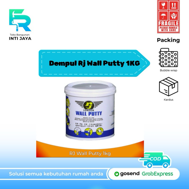 Jual Dempul RJ Wall Putty 1KG | Shopee Indonesia