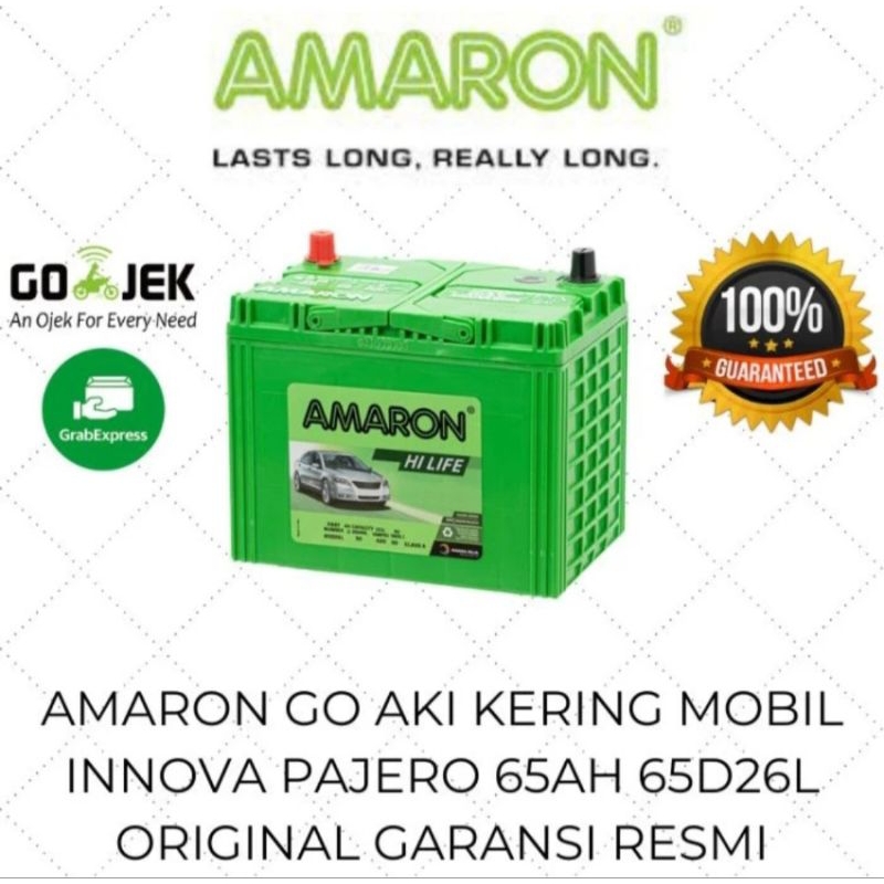 Jual AMARON GO AKI KERING MOBIL FORD ESCAPE INNOVA DIESEL 65AH NS70L 65D26L | Shopee Indonesia