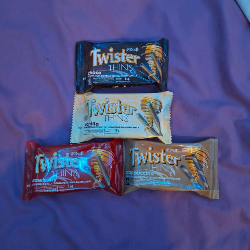 Jual TWISTER THINS wafer roll 15gram aneka rasa | Shopee Indonesia