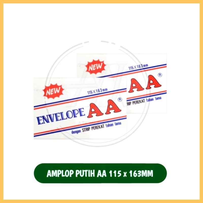 Jual Amplop Pendek Putih Polos AA (BOX) | Shopee Indonesia