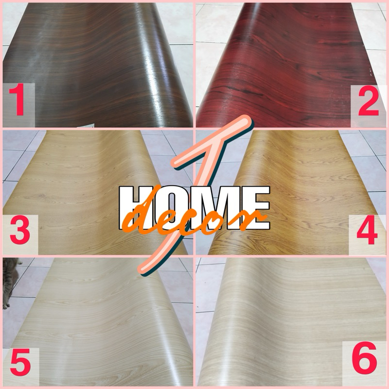 Jual Stiker Motif Kayu Meja Lemari Dinding Dapur Anti Air Minyak Tahan ...