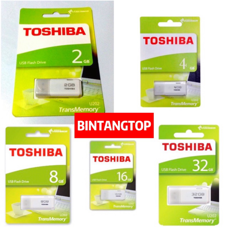 Jual Flashdisk Toshiba 2GB , 4GB , 8GB , 16GB , 32GB , 64GB / USB Toshiba | Shopee Indonesia