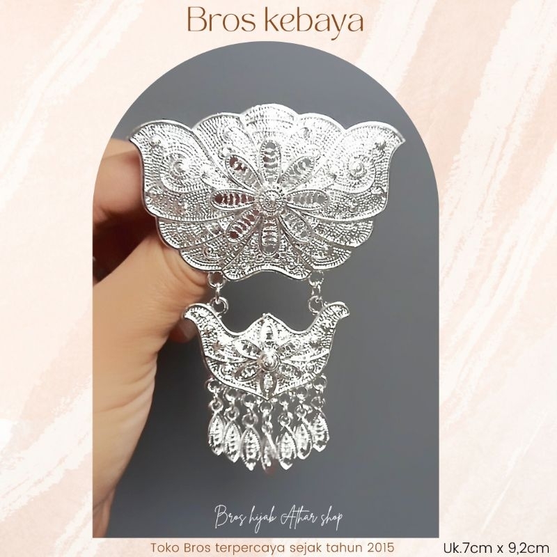 Jual Bros Kebaya Besar Susun 2 Bros Hewan Burung Merak Baru Model ...