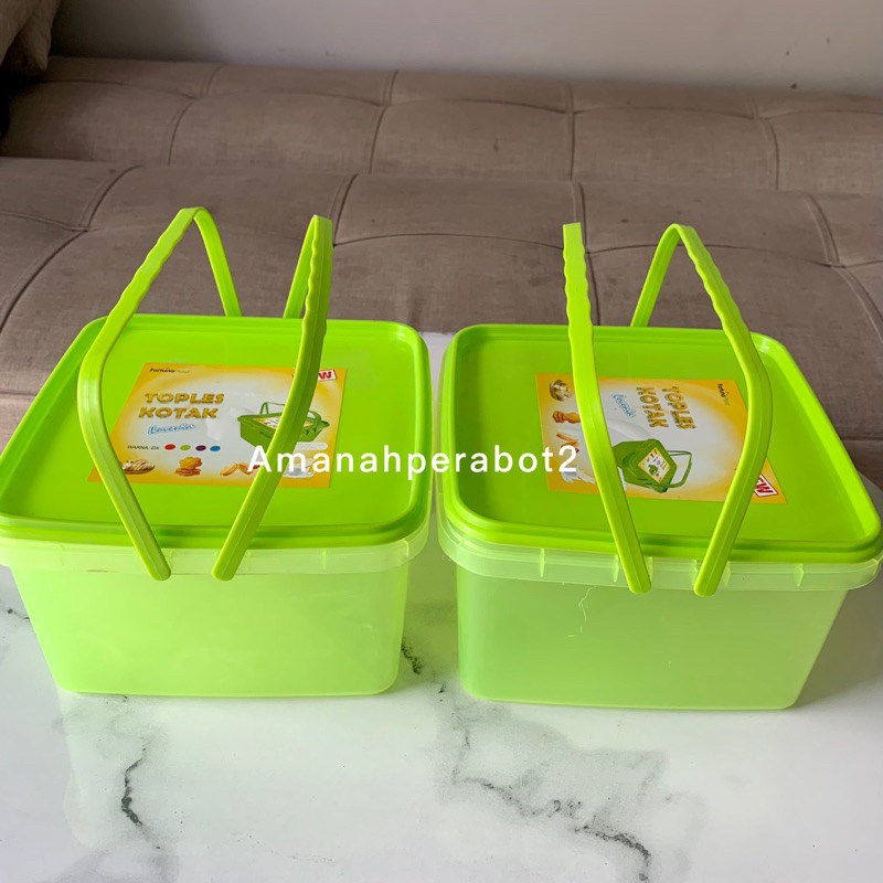 Jual Toples Kotak Toples Gagang Lovenia Toples Krupuk Tempat Parcel ...