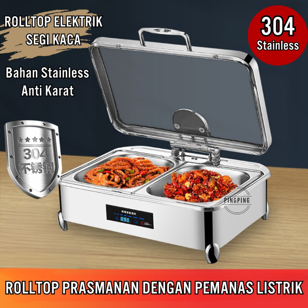 Jual Rolltop elektrik Hidrolik Stainless SUS 304 9 L dan 6 L/ Roltop ...