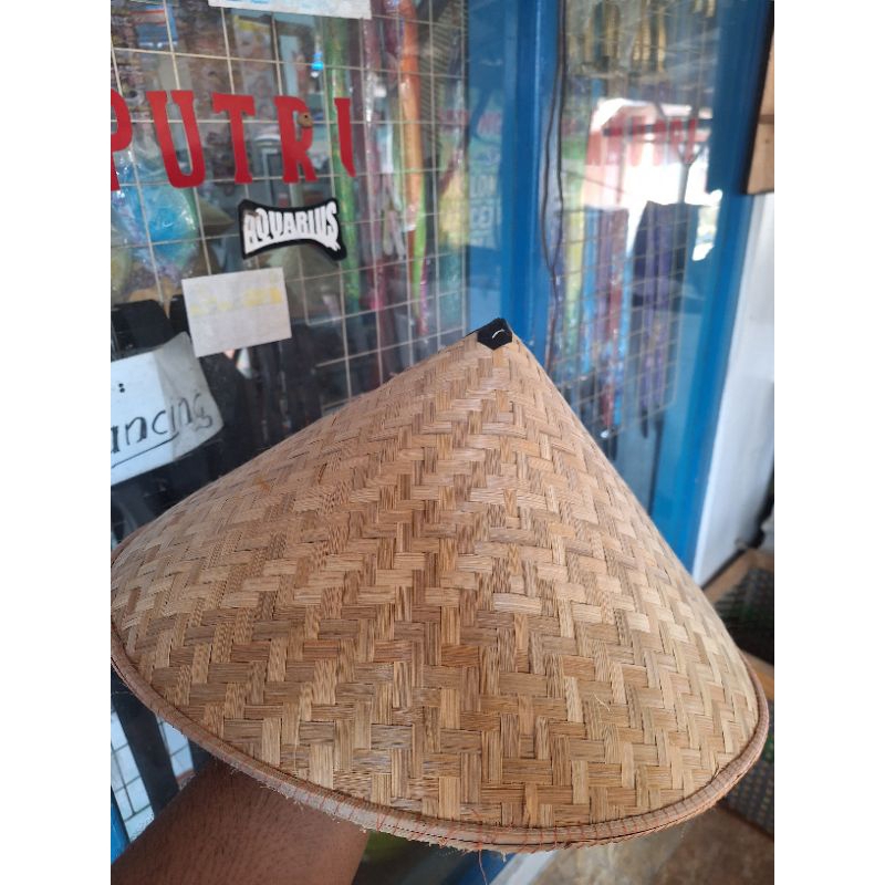 Jual Traditional caping/Topi Petani (anyaman bambu) | Shopee Indonesia