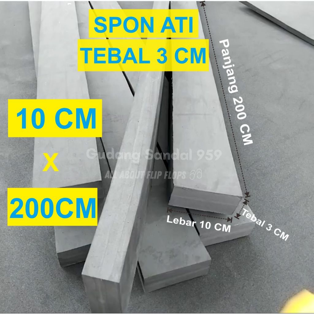 Jual SPON ATI / BUSA ATI TEBAL 3 CM X LEBAR 10 CM X PANJANG 200 CM ...