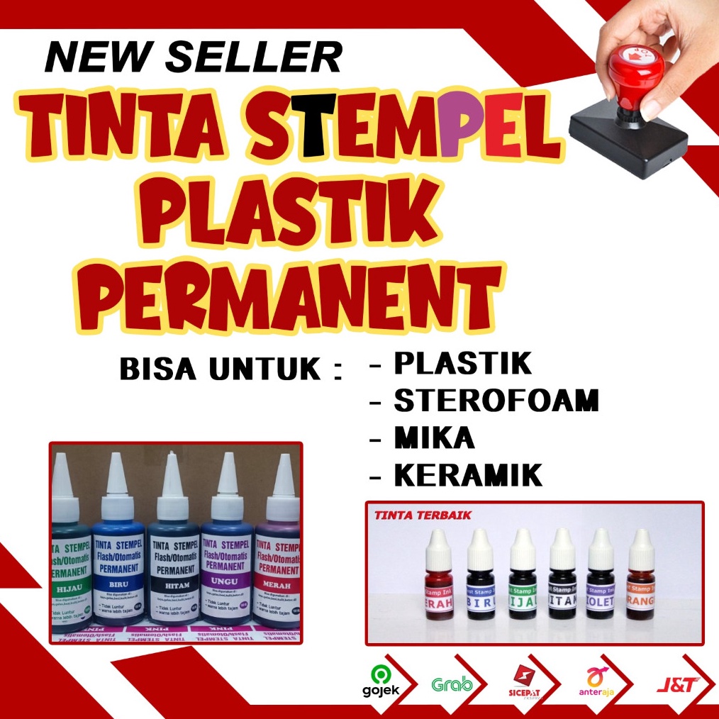 Jual KODE F88N TINTA STEMPEL PLASTIK PERMANENT WATERPROOF | Shopee ...