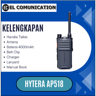 Jual HT Hytera AP518 VHF Analog Non Keypad USB Type C ORIGINAL AP 518 ...