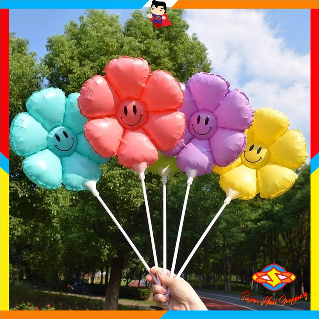 Jual SMS Balon Bunga Daisy Ukuran Mini Sedang Jumbo Balon Dekorasi ...