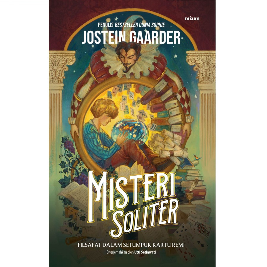 Jual Buku Novel Misteri Soliter: Filsafat Dalam Setumpuk Kartu Remi ...