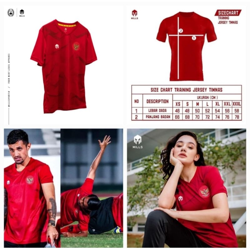 Jual Jersey Timnas Indonesia Training Red Original 2020 | Shopee Indonesia
