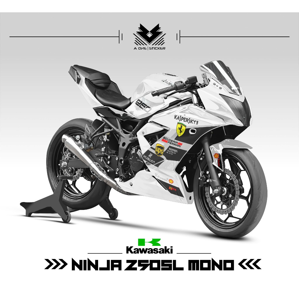 Jual STRIPING NINJA 250SL MONO MOTIF 14 / STICKER / NINJA250RR MONO ...