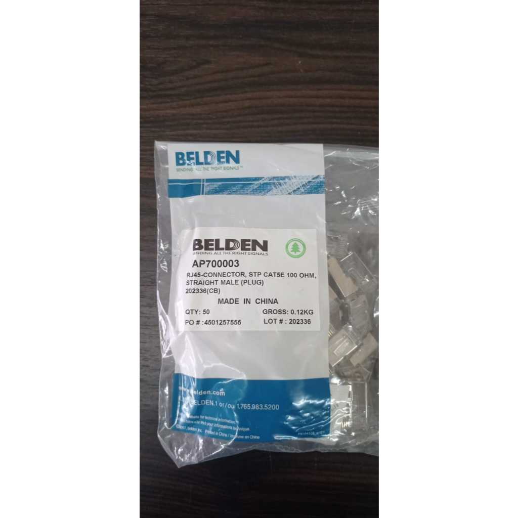 Jual BELDEN RJ45 Connector Cat5E STP / Cat.5E STP Metal ( AP700003 ...