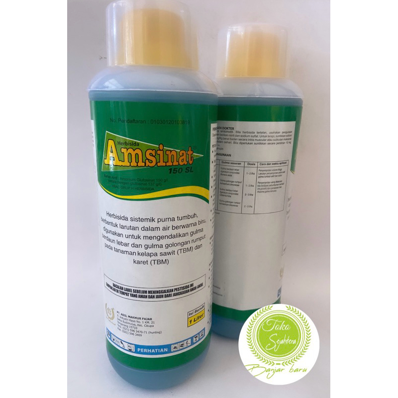 Jual HERBISIDA AMSINAT 150sl 1LITER PEMBASMI RUMPUT LULANGAN MEMBANDEL | Shopee Indonesia