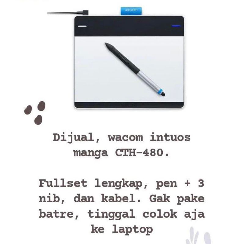 Jual Wacom Intuos CTH 480 Manga CTH-480 (preloved asli) | Shopee Indonesia