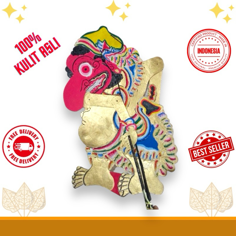 Jual WAYANG KULIT SAPI ASLI TOKOH BUTO TERONG UKURAN 60CM | Shopee ...