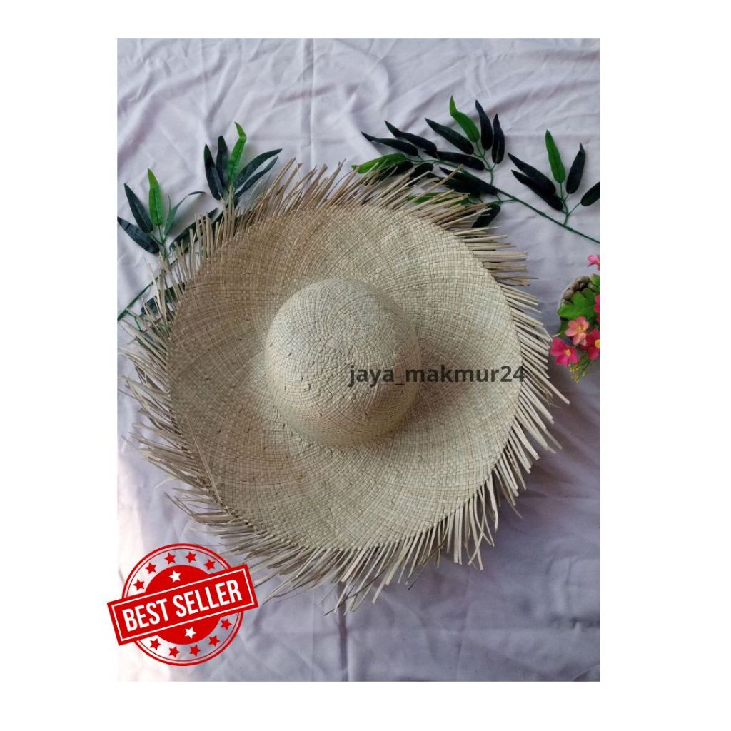 Jual topi anyaman pandan unisex / topi anyaman bali | Shopee Indonesia